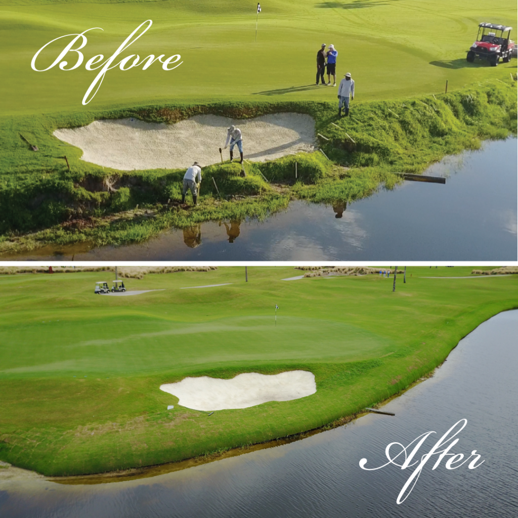 Boca Rio Golf Course erosion issues and solutions - SOX Erosion